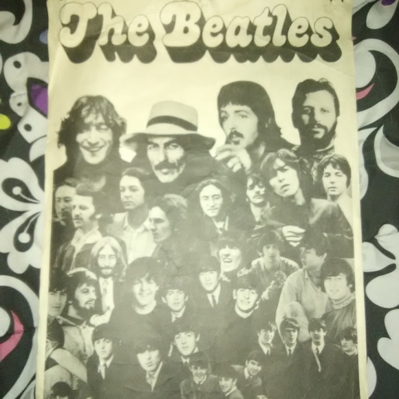 Accents | Beatles Vintage Fan Poster | Poshmark